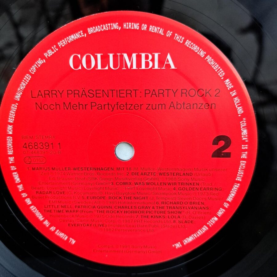 Larry Party Rock 2 Disc VINIL 2LP VG VG+ (box1) Alice Cooper – Europe ...